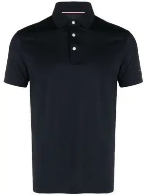 Tommy Hilfiger Logo-embroidered Cotton Polo Shirt