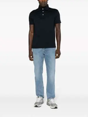 Tommy Hilfiger Logo-embroidered Cotton Polo Shirt