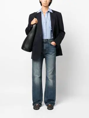 NILI LOTAN Mitchell Straight-leg Jeans - Blue