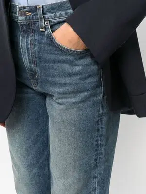 NILI LOTAN Mitchell Straight-leg Jeans - Blue