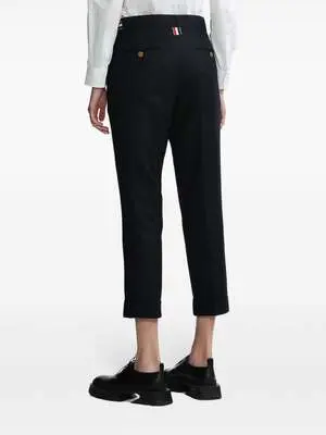 Thom Browne Super 120's Wool Twill Slim-fit Trousers - Blue