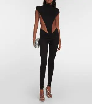 LAQUAN SMITH Low-rise Leggings