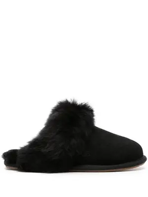 UGG Scuff Sis Shearling Slippers - Black
