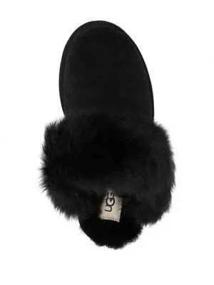 UGG Scuff Sis Shearling Slippers - Black