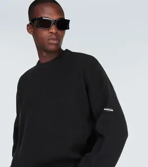 Balenciaga Oversized Wool-blend Sweater