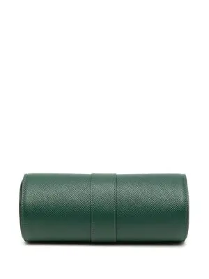 Smythson Panama Leather 3-watch Roll