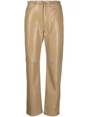 Nanushka Vinni Cropped Trousers - Brown