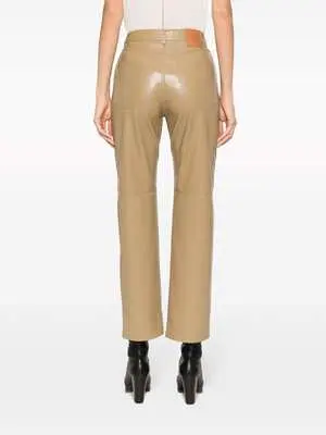 Nanushka Vinni Cropped Trousers - Brown