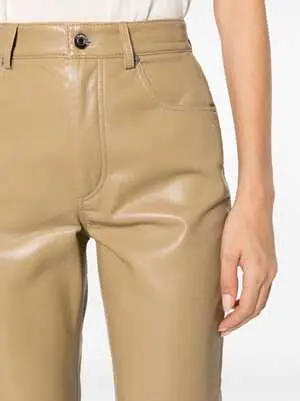 Nanushka Vinni Cropped Trousers - Brown