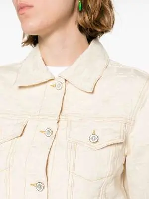 Casablanca Cropped Denim Jacket