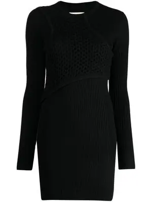FENG CHEN WANG Long-sleeve Minidress