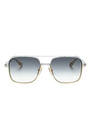 Dita Square-frame Sunglasses - Gold