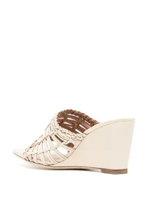 Staud Blair Woven Wedge Sandals