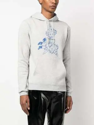 Saint Laurent Clown-print Hoodie