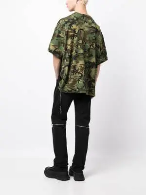 MASTERMIND WORLD Panelled Wool T-shirt