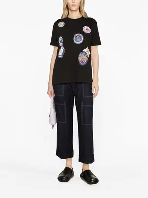 Kenzo World Patch-detail T-shirt