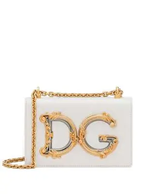Dolce & Gabbana Lambskin Crossbody Bag - Neutrals