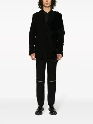 Comme Des Garçons Panelled Single-breasted Blazer