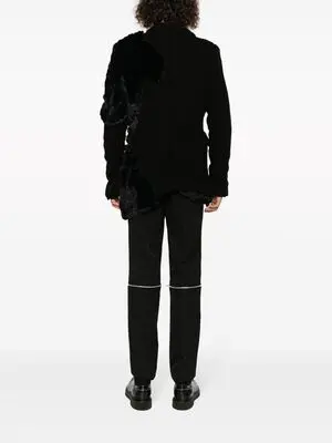 Comme Des Garçons Panelled Single-breasted Blazer