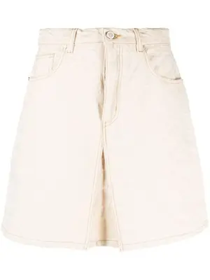 Casablanca Monogram-jacquard Denim Skirt