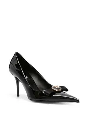 Versace 85mm Ribbon Pumps - Black