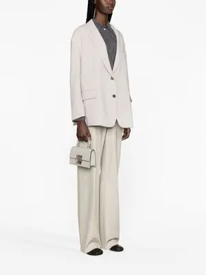 THE FRANKIE SHOP Bea Oversized Blazer - Grey