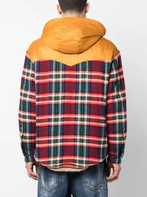 Dsquared2 Check-pattern Hooded Jacket
