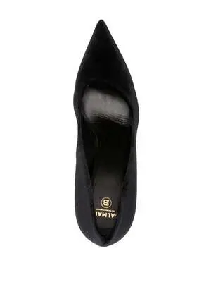 Balmain Moneta 100mm Velvet Pumps