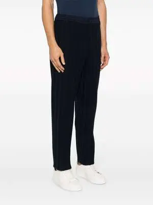 Missoni Chevron-knit Trousers - Blue