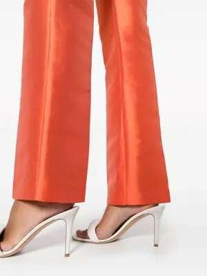 GEMY MAALOUF Satin Straight-leg Trousers
