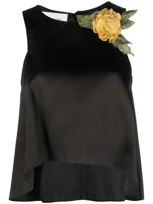 Gemy Maalouf Floral Tops