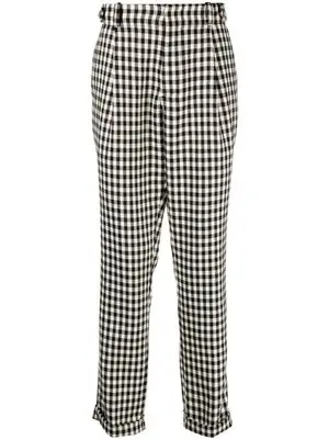 Roberto Cavalli Gingham Tailored Trousers