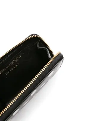 Comme Des Garçons Polka Dot-print Leather Wallet