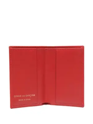 Comme Des Garçons Polka Dot-print Leather Wallet