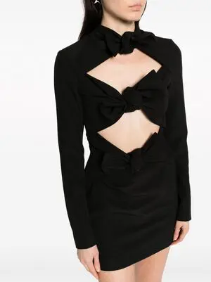 MSGM Knot-detail Cut-out Minidress