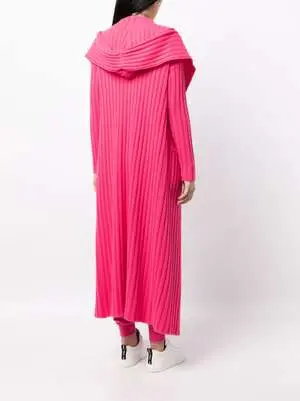 TEDDY CASHMERE Amalfi Rib-knit Cashmere Cardigan - Pink