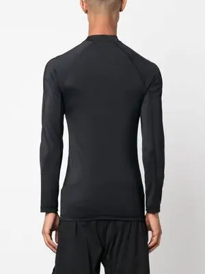 Balmain Logo-print Long-sleeve T-shirt - Black