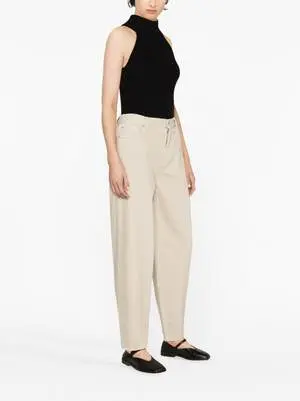 TOTEME High-waist Tapered-leg Jeans - Neutrals