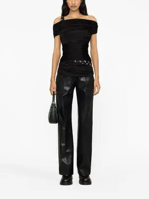 MARINE SERRE Body Shelter Off-the-shoulder Top