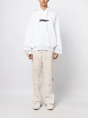 Off-White Logo-print Drawstring Hoodie
