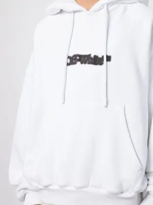 Off-White Logo-print Drawstring Hoodie