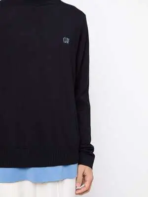 Off-White Embroidered-logo Long-sleeve Sweatshirt