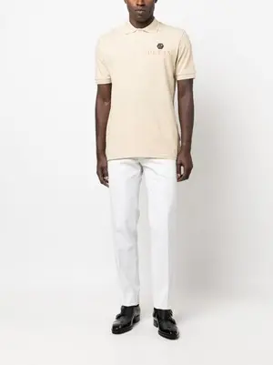 Philipp Plein Twill Wool Long Trousers With Lord Fit