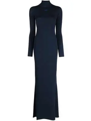 Off-white Draped Evening Dresses