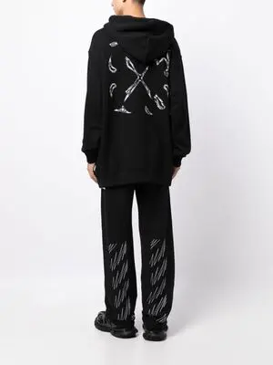 Off-White Stitch Diag Cotton Track Pants