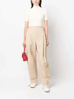 Off-White Logo-debossed Rib-knit Top