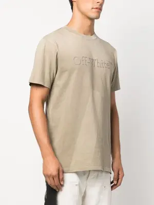 Off-White Logo-patch Cotton T-shirt