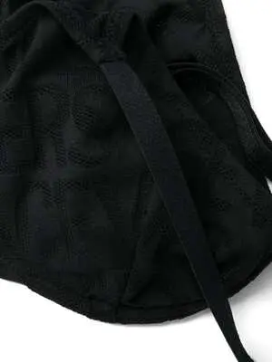 Versace Allover Mesh Underwire Bra