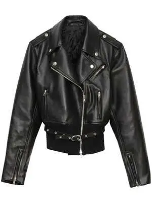 3.1 Phillip Lim Belted Leather Biker Jacket