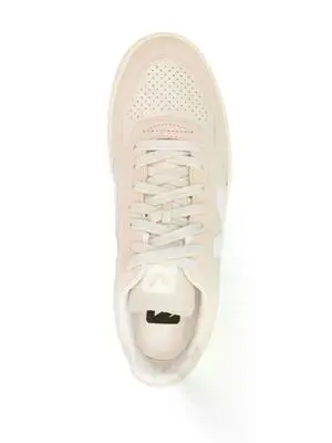 VEJA V-90 Leather Sneakers - Neutrals